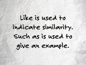 Like Versus Such As - GMAT Genius