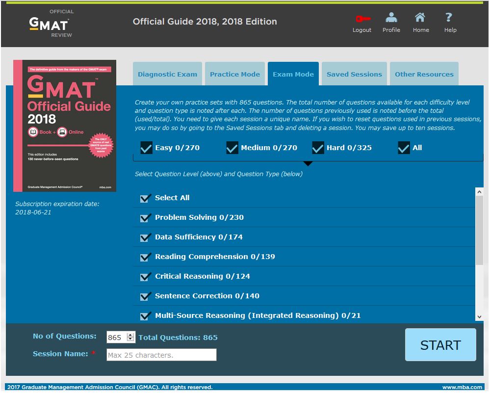 2018 GMAT Official Guide – Detailed Analysis / Question Categorization ...